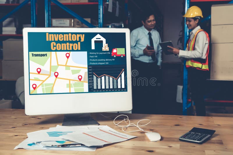 Warehouse Management Software Application in Computer for Real Time ...