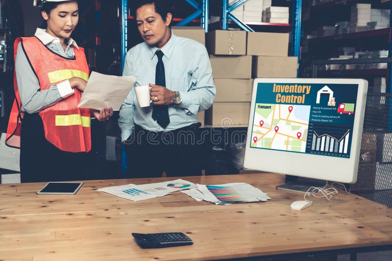 Warehouse Management Software Application in Computer for Real Time ...