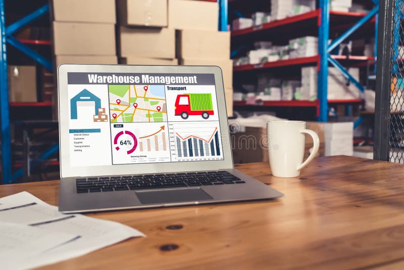 Warehouse Management Software Application in Computer for Real Time ...