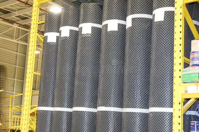 Warehouse with Materials for Construction Stock Photo - Image of ...