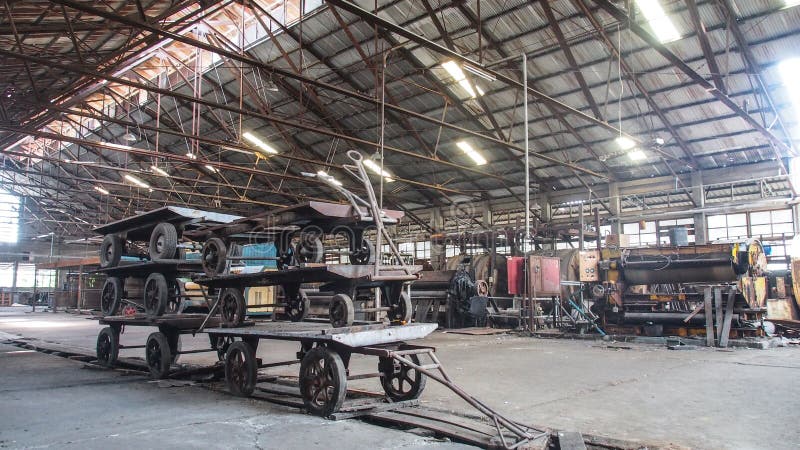 Warehouse of dust stock image. Image of columns, deserted - 61000553