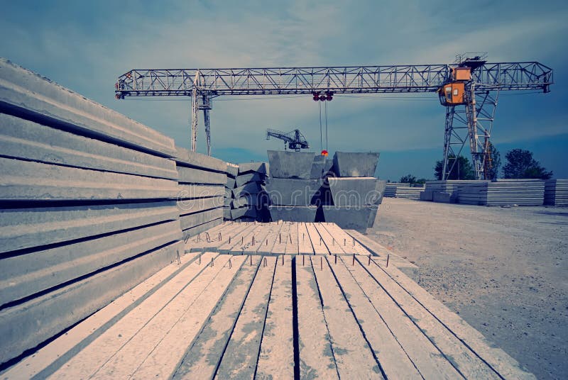 Warehouse stock photo. Image of cement, concrete, construction - 75789282