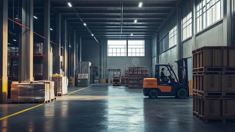 Warehouse Operations with Cargo, Pallets, and Forklifts for Efficient ...