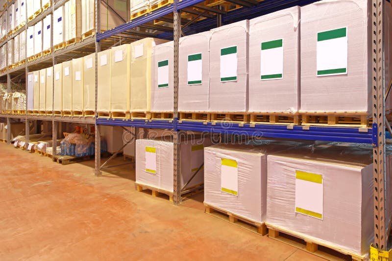 Printing paper storage stock photo. Image of storehouse - 31657782