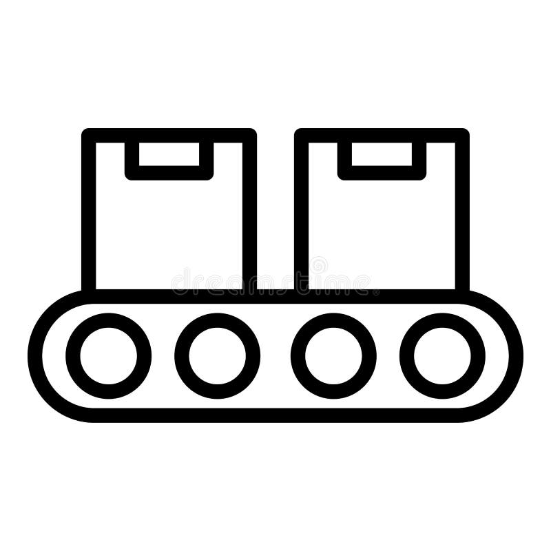 Warehouse Parcel Rack Icon, Outline Style Stock Vector - Illustration ...