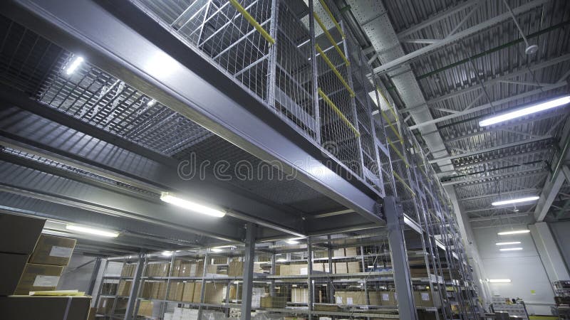 Warehouse with Parcels. Creative. New Premises for Storage and ...
