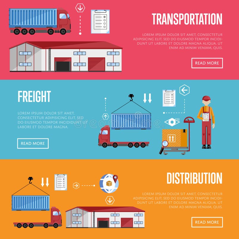 International Transportation Process Stock Illustrations – 782 ...