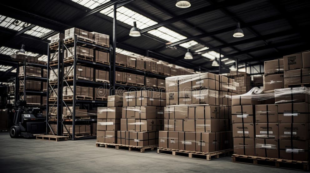 Warehouse Product Labeling Process. Efficiently Organizing Goods for ...