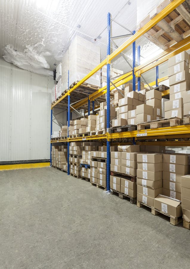 Stillage in warehouse stock image. Image of industry - 36632073