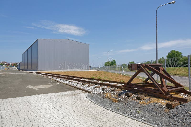 Warehouse Rail stock image. Image of transport, factory - 86460211