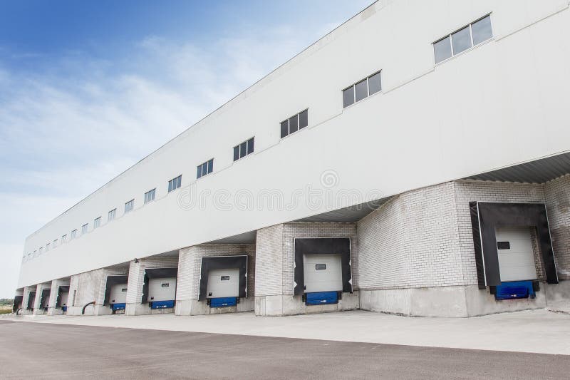 Warehouse ramp stock image. Image of factory, ramp, door - 55261773