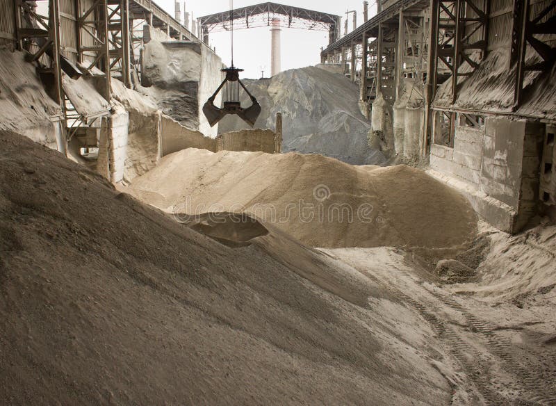 Warehouse raw material stock photo. Image of cargo, river - 67247388