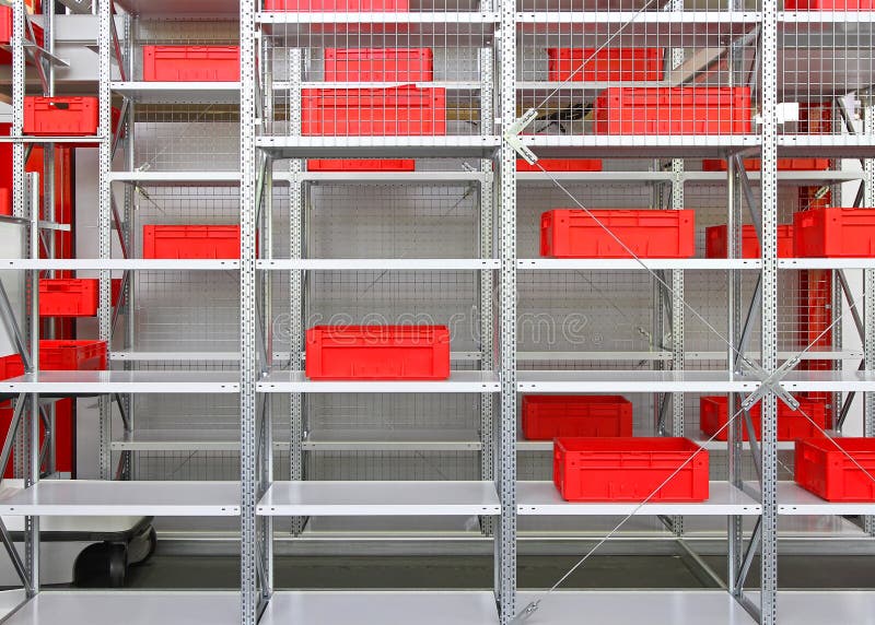 Warehouse stock photo. Image of rack, storage, distribution - 44007862