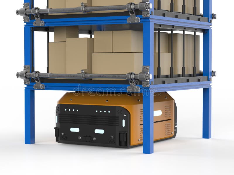 Warehouse robot assembly stock photo. Image of electronic - 101627194