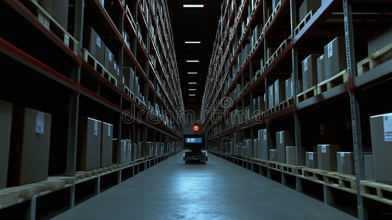 Warehouse Automation Vision Stock Illustrations – 164 Warehouse ...