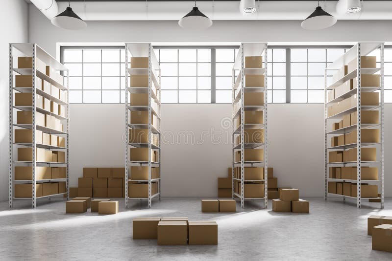 Warehouse Shelves Side View Stock Illustrations – 34 Warehouse Shelves ...
