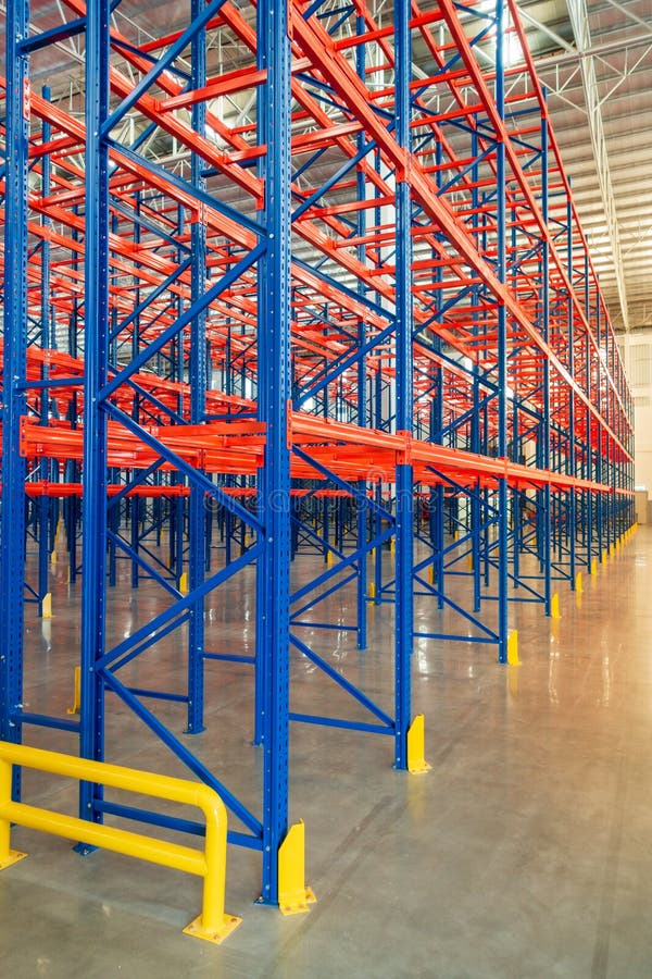 Warehouse shelving storage stock image. Image of interior - 159528663
