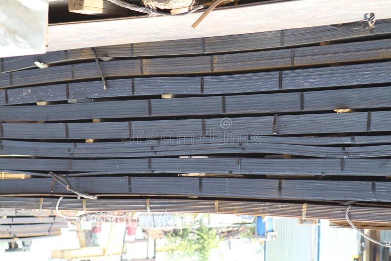 Warehouse for Shipping, Handling and Storage of Sheet Metal Stock Photo ...