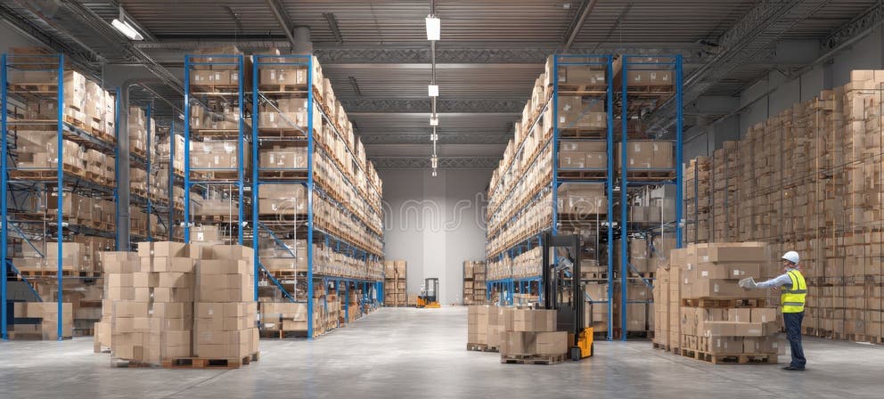 The Warehouse Showcasing Organized Shelving and Efficient Inventory ...