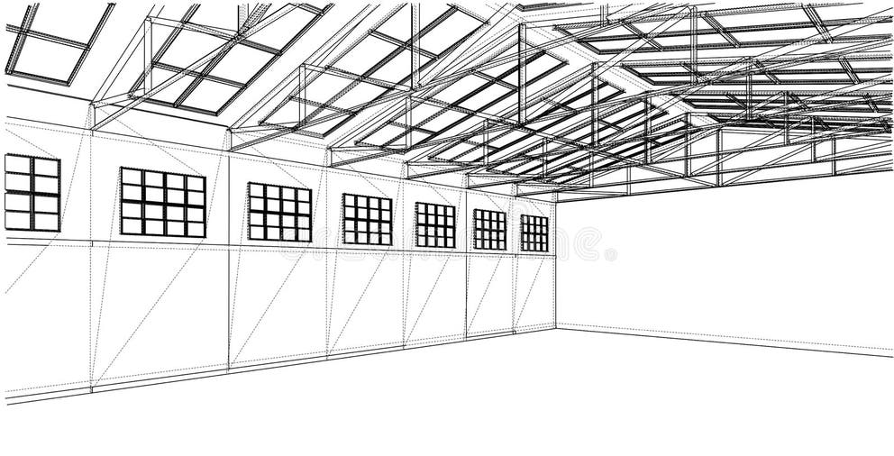 Building Warehouse Sketch Stock Illustrations – 1,732 Building ...