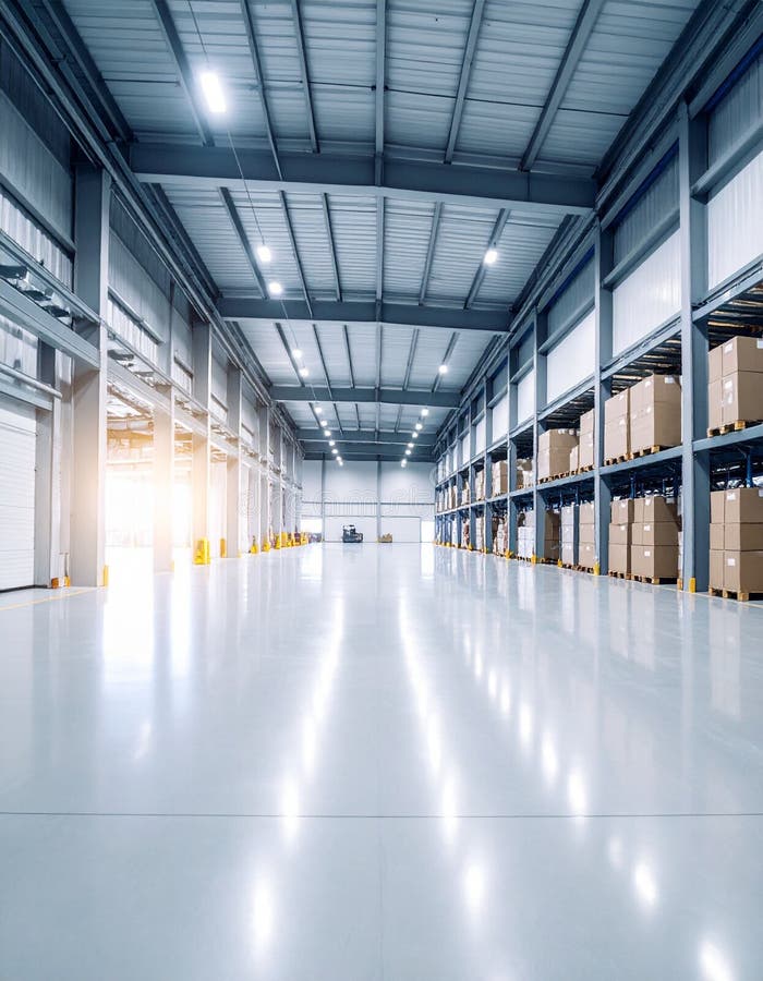 Warehouse for Process Digitization & Automation Stock Illustration ...