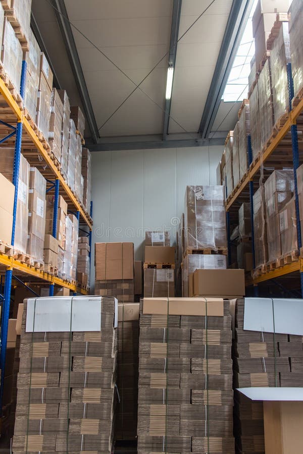 Warehouse For Wheat Grain And Rice Storage. Agriculture Product Storing ...