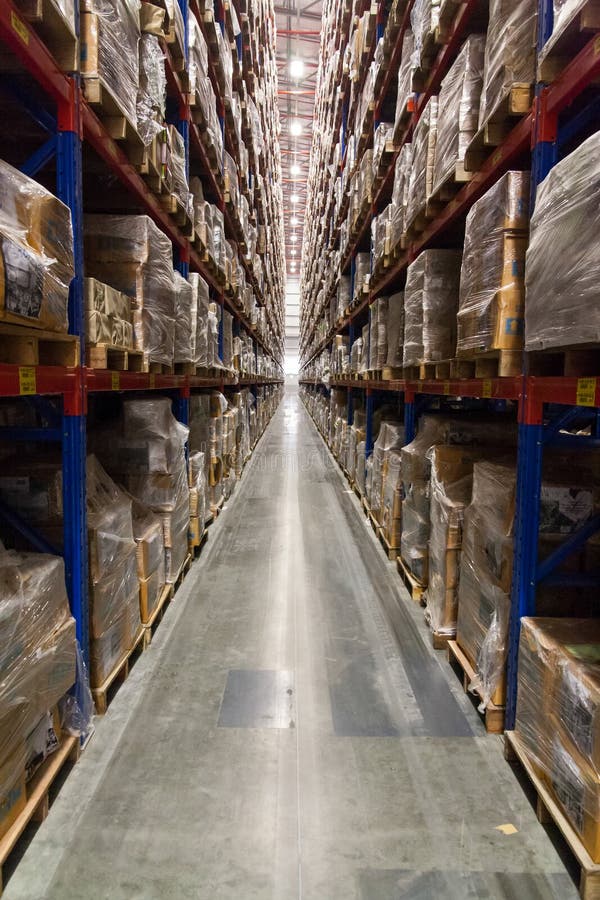 Warehouse stock image. Image of logistic, industrial - 44419897