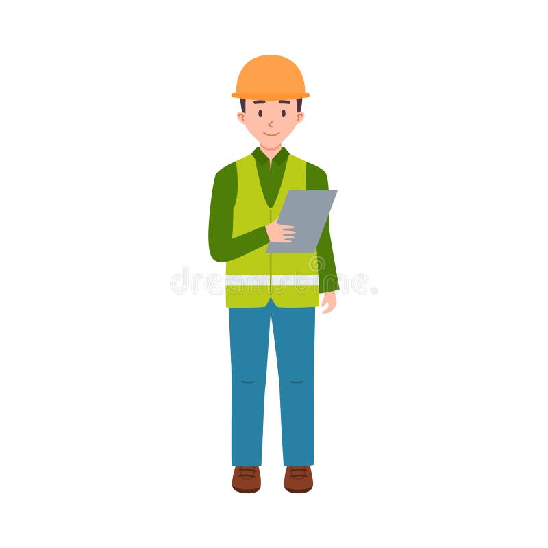 Man Working at Warehouse and Carrying Box Flat Vector Illustration ...