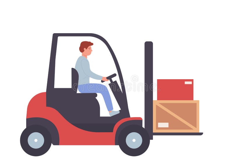 Warehouse Storekeeper Loader Stock Vector - Illustration of storekeeper ...