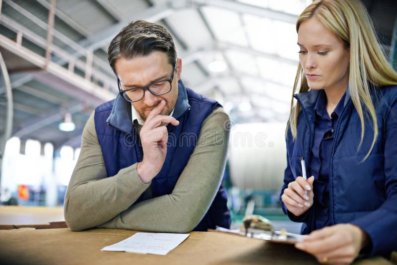 Warehouse, Teamwork and People with Document for Shipping Schedule ...