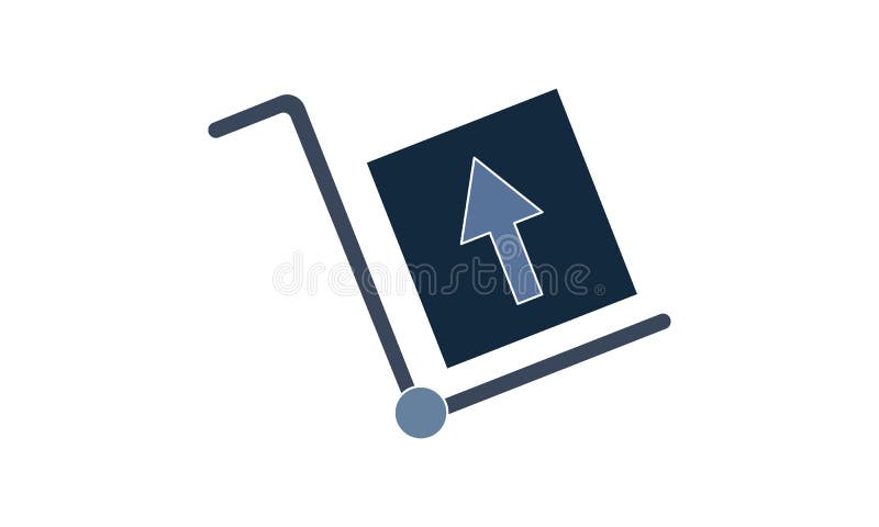 Warehouse Trolley Icon Cartoon Style Vector Image Stock Vector ...