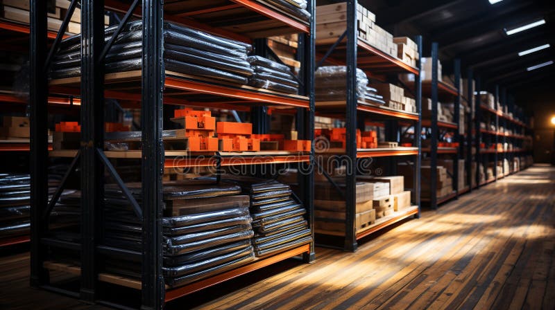 Warehouse for Wholesale and Retail Trade in Building Materials. AI ...