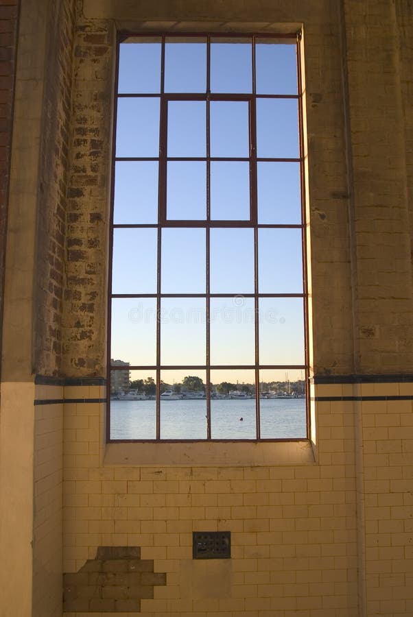 Warehouse Window stock image. Image of panes, brick, edison - 11367391