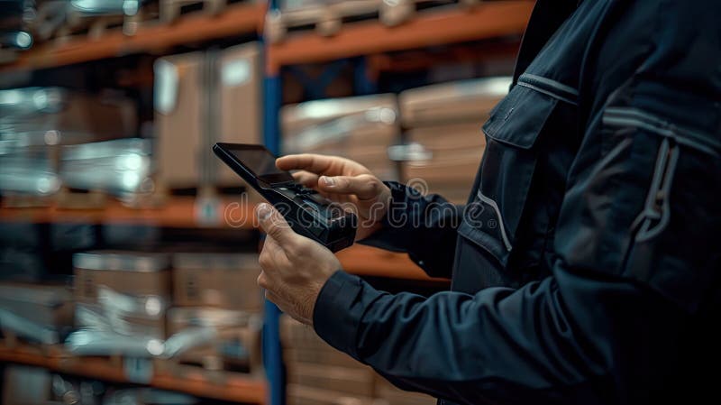 Worker Barcode Scan Stock Illustrations – 151 Worker Barcode Scan Stock ...