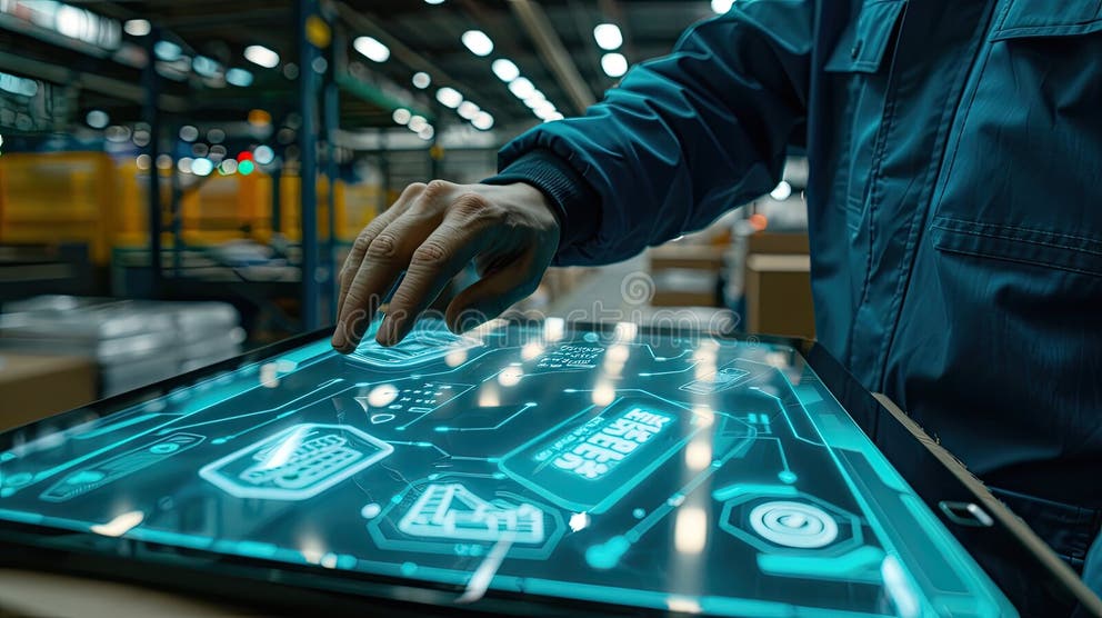 Worker Barcode Scan Stock Illustrations – 232 Worker Barcode Scan Stock ...