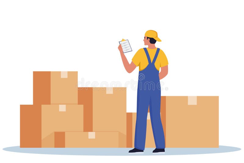Worker Checking Stock Illustrations – 3,464 Worker Checking Stock ...