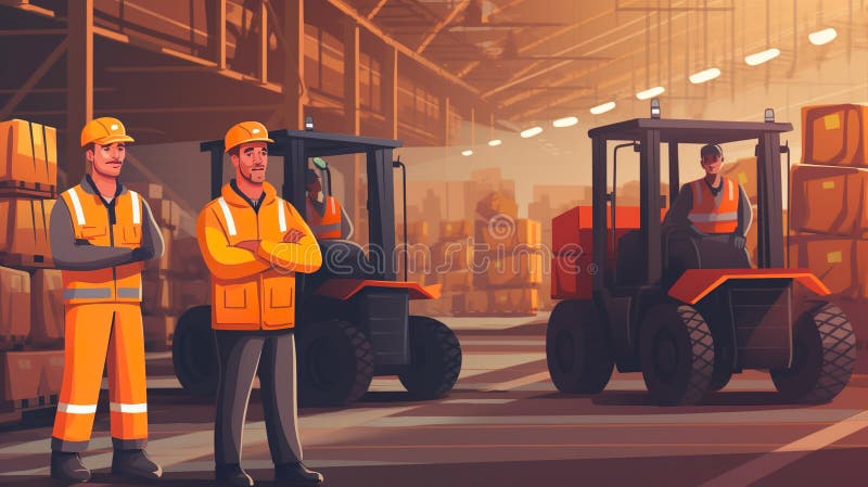Warehouse Worker Checking Goods Pallet Stock Illustrations – 79 ... Warehouse Worker Checking Goods Pallet Stock Illustrations – 79 ...