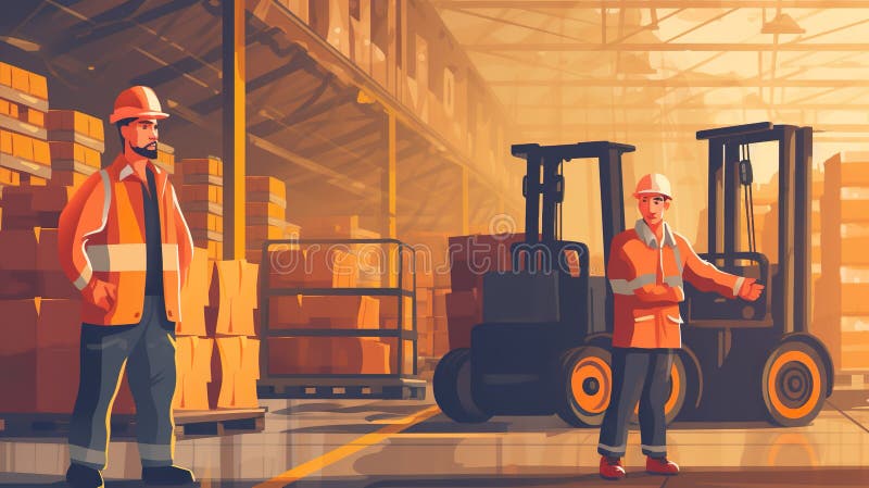 Warehouse Worker Checking Goods Pallet Stock Illustrations – 75 ... Warehouse Worker Checking Goods Pallet Stock Illustrations – 75 ...