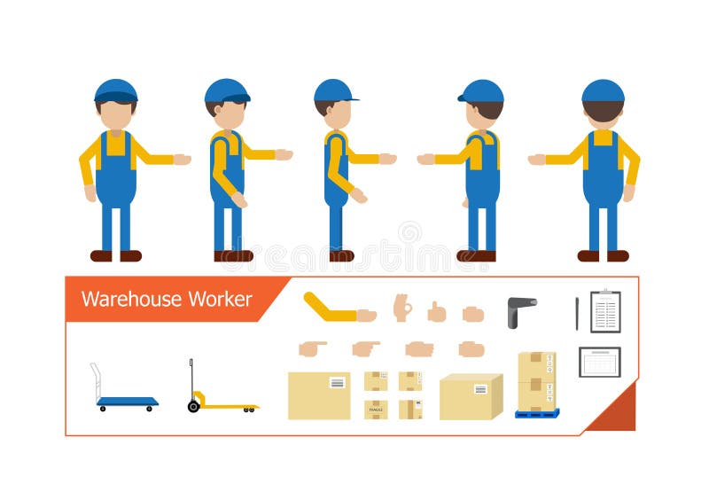 Warehouse Worker Stock Illustrations – 21,965 Warehouse Worker Stock ...