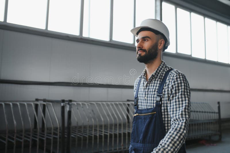 Warehouse Worker. Guy in Warehouse Worker Uniform. Stock Photo - Image ...