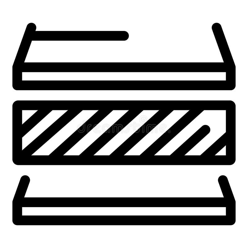 Warehouse Worker is Putting Cardboard Box on Storage Rack Icon Stock ...