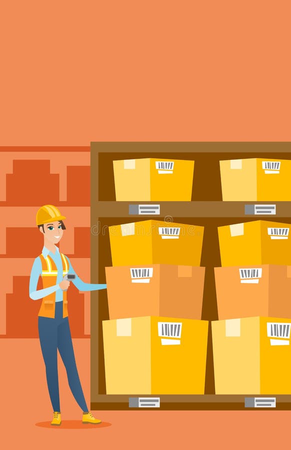 Scanning Package Warehouse Stock Illustrations – 543 Scanning Package ...