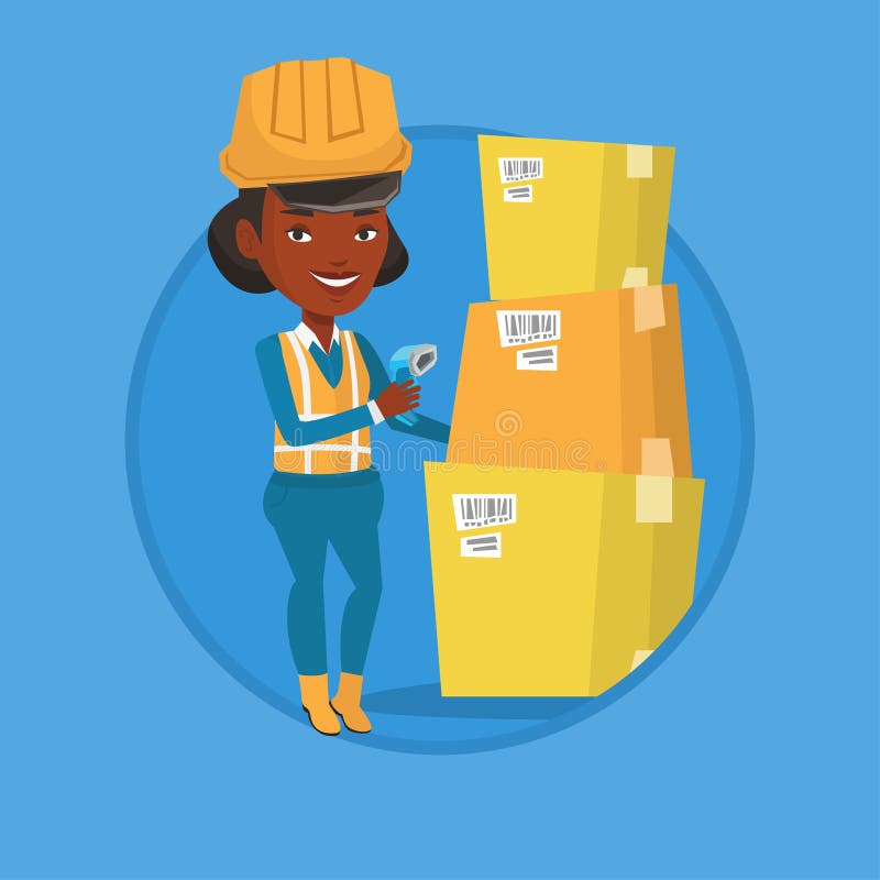 Warehouse Scanner Cartoon Stock Illustrations – 243 Warehouse Scanner ...