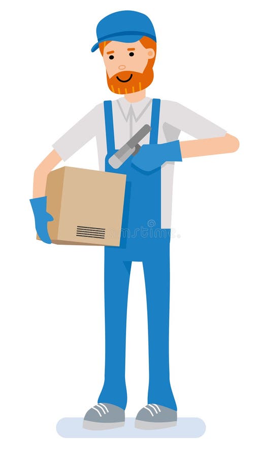 Warehouse Worker Cartoon