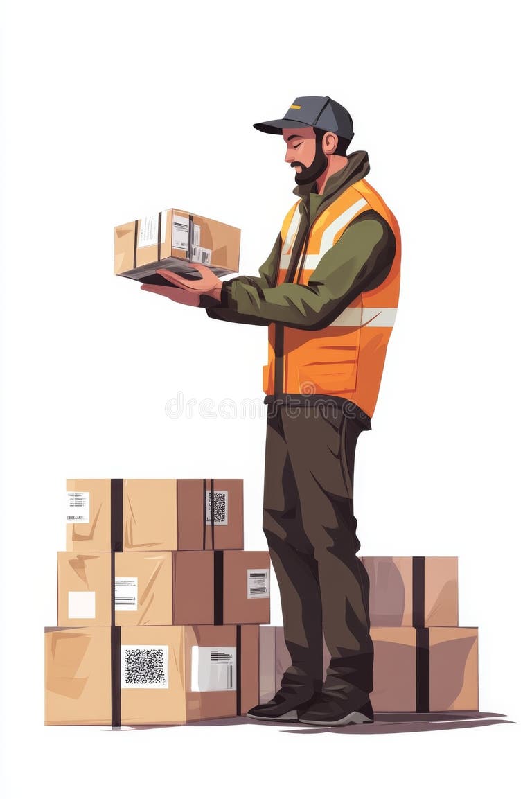 Worker Packages Stock Illustrations – 1,100 Worker Packages Stock ...