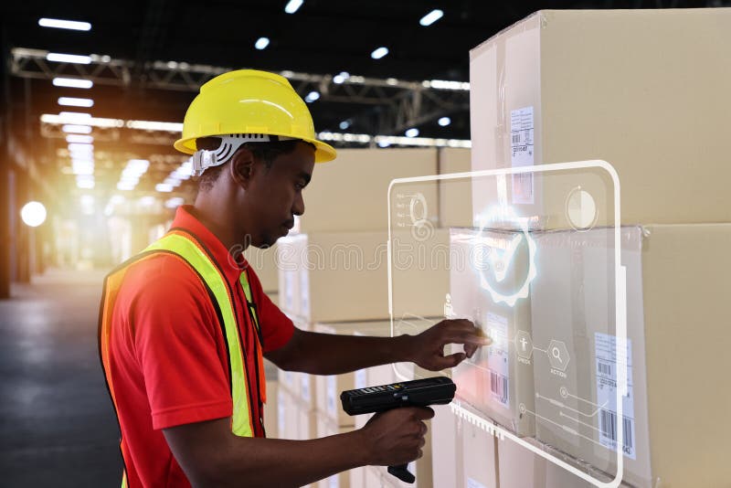 Scanning Package Warehouse Stock Illustrations – 543 Scanning Package ...