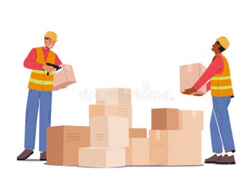 Warehouse Scanner Cartoon Stock Illustrations – 285 Warehouse Scanner ...