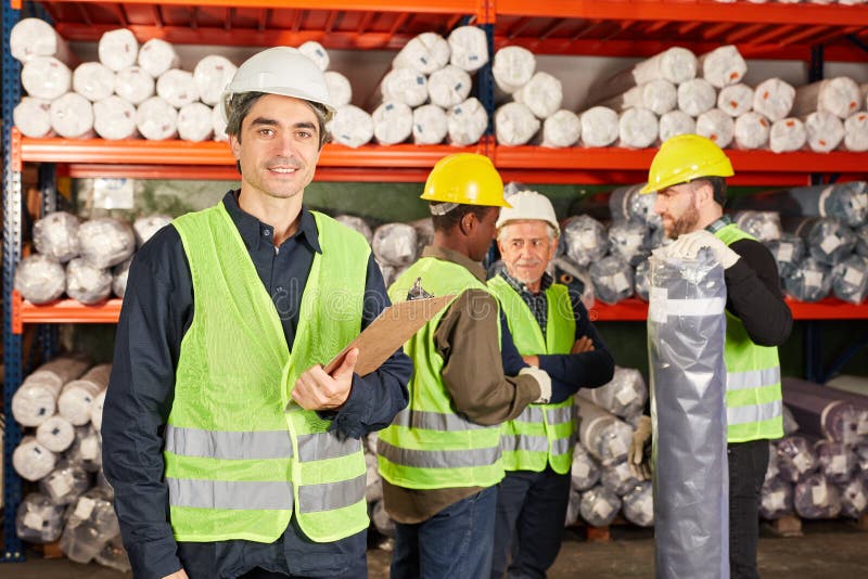 Group of Workers As International Logistics Team Stock Photo - Image of ...