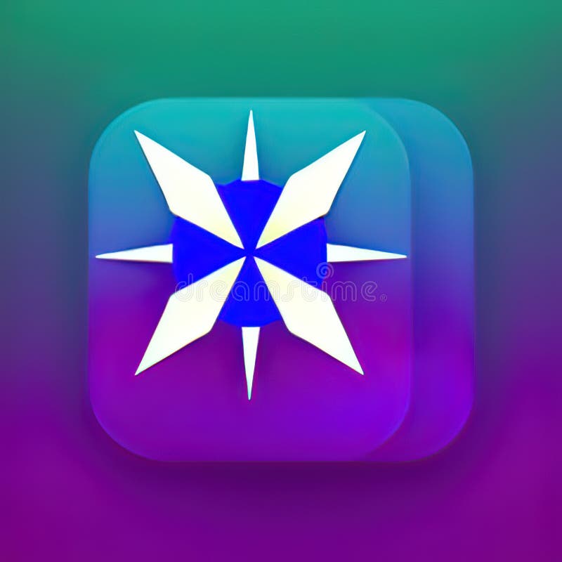 Wargame Software App Style Icon. Generative AI. Stock Illustration ...