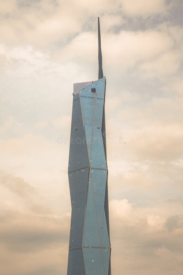 Warisan Merdeka Tower Skyscraper City Stock Photo - Image of merdeka ...